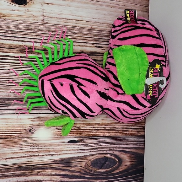 mohawk duckie | Toys | Mohawk Duckie Punk Duck Black Pink Zebra Print ...
